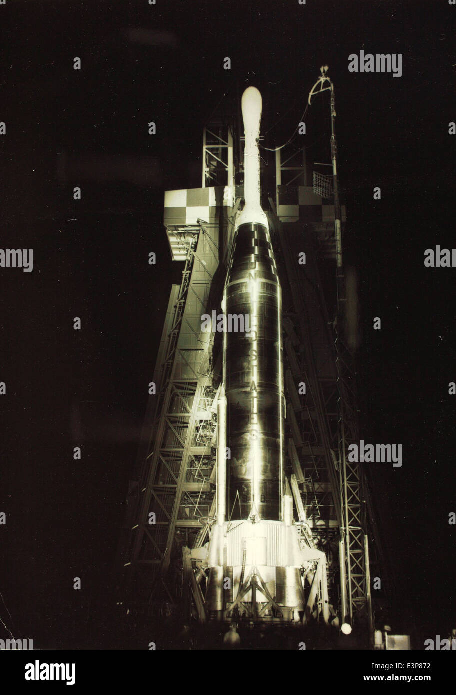 The Atlas Able rocket, launched from Patrick AFB, was part of a series ...