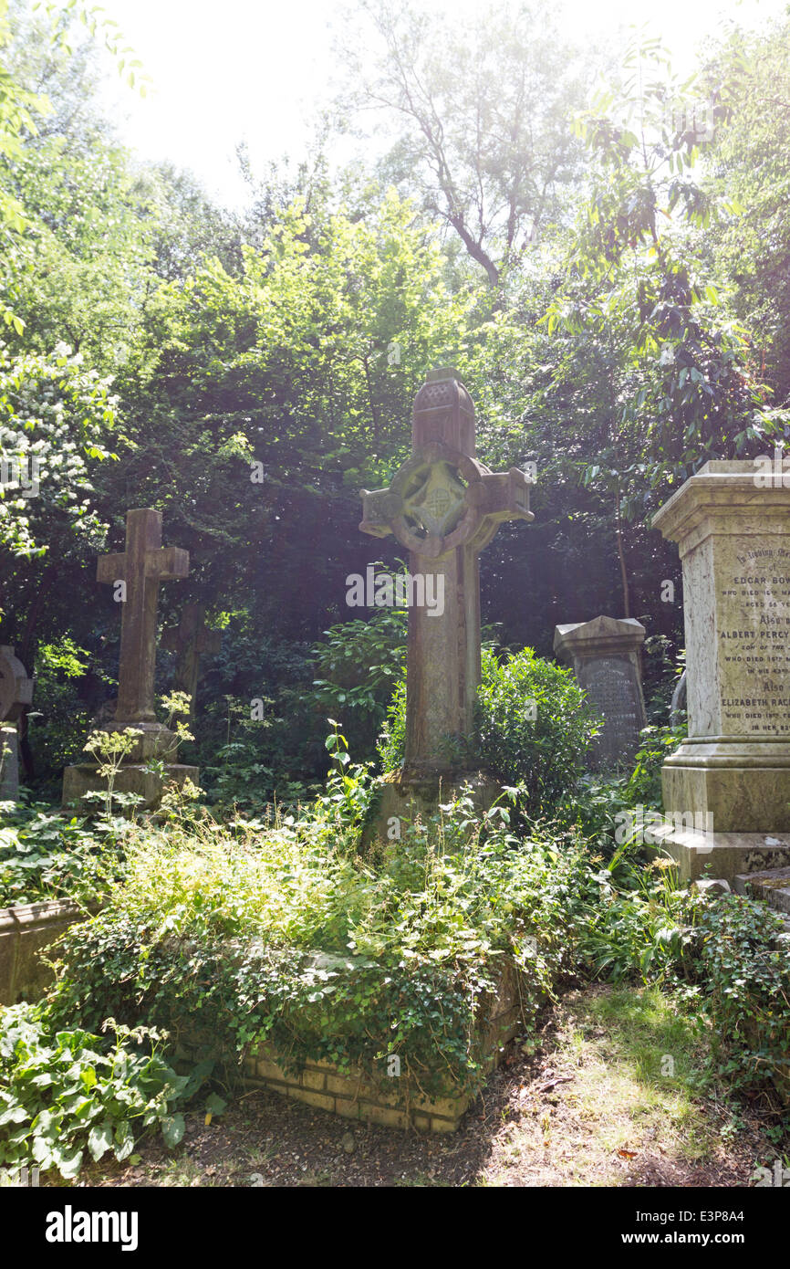 Highgate (West) Cemetery - Camden - London Stock Photo - Alamy