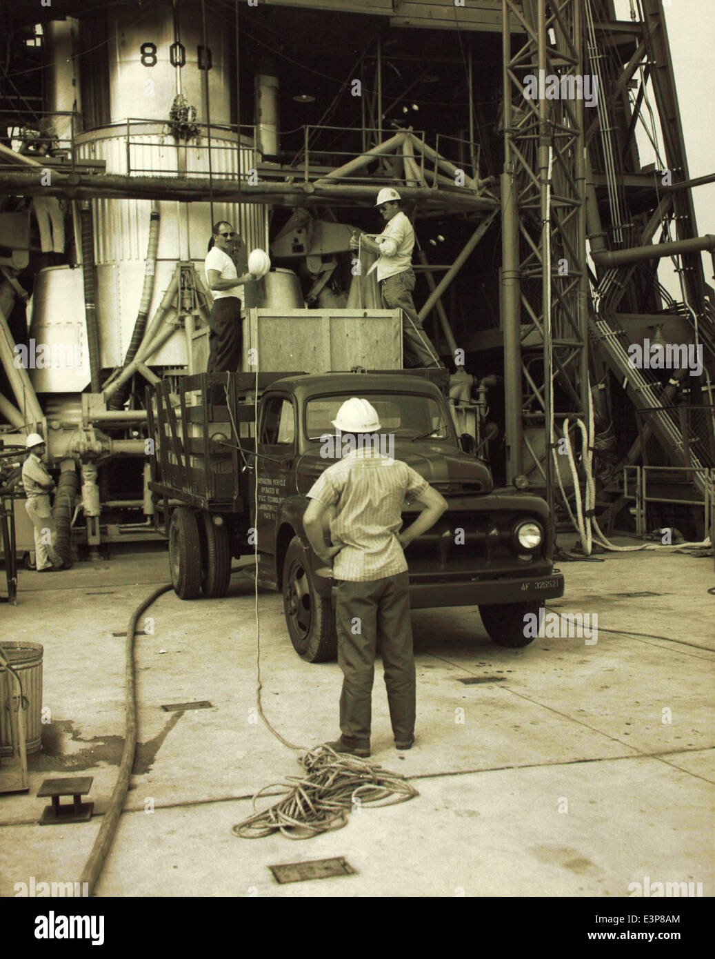 This image shows the installation of fairings on the payload for the ...