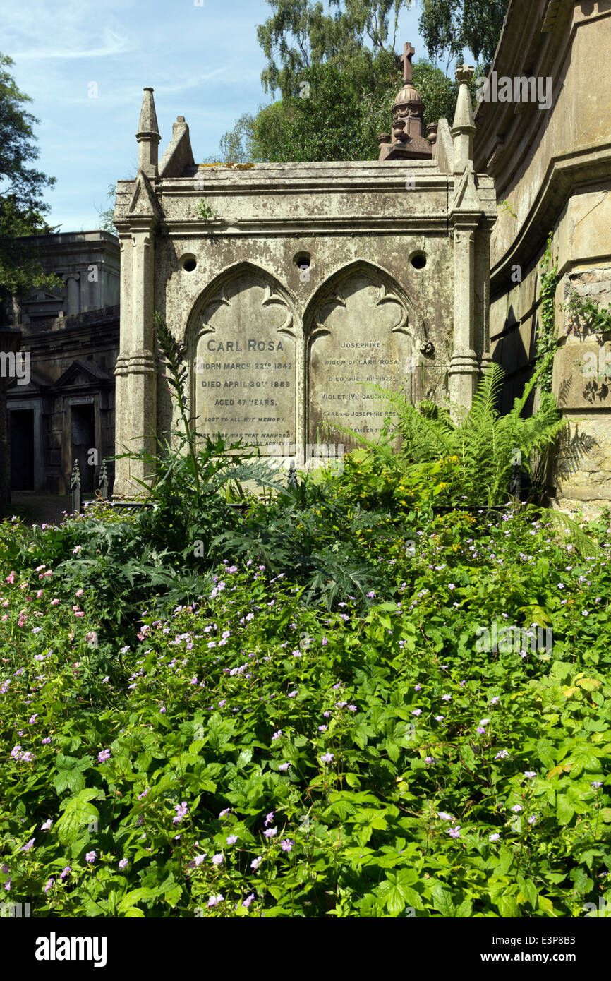 Highgate (West) Cemetery - Camden - London Stock Photo - Alamy