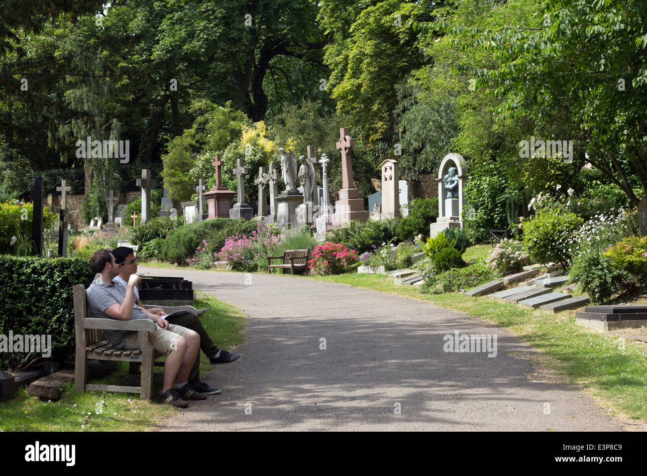Highgate (East) Cemetery - Camden - London Stock Photo - Alamy