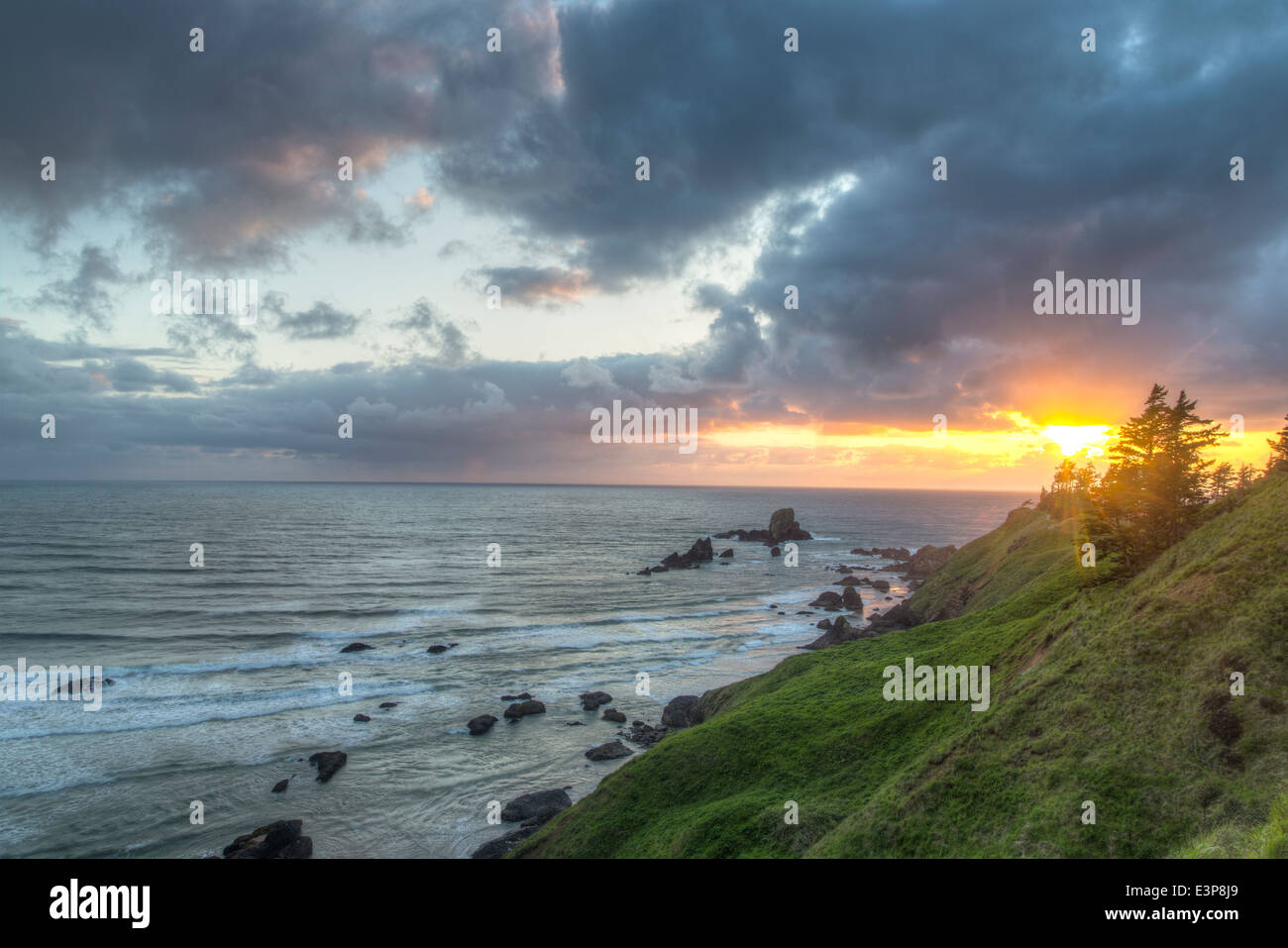 Crescent Beach Oregon Stock Photos & Crescent Beach Oregon Stock Images ...