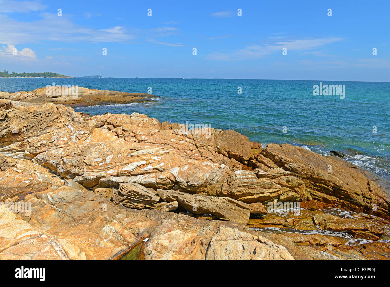 nature scene tropical beach and sea in koh samed island Thailand Stock ...