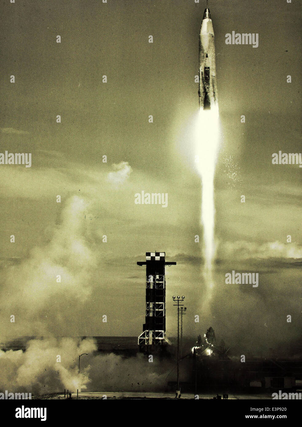 The Convair/General Dynamics Atlas rocket, developed in the 1960s ...