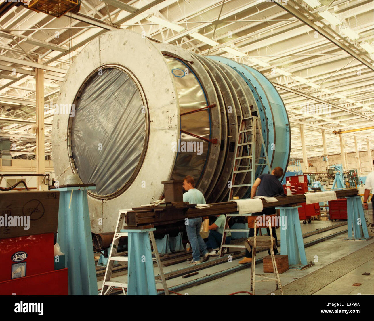 This image showcases the Convair/General Dynamics plant, where critical ...