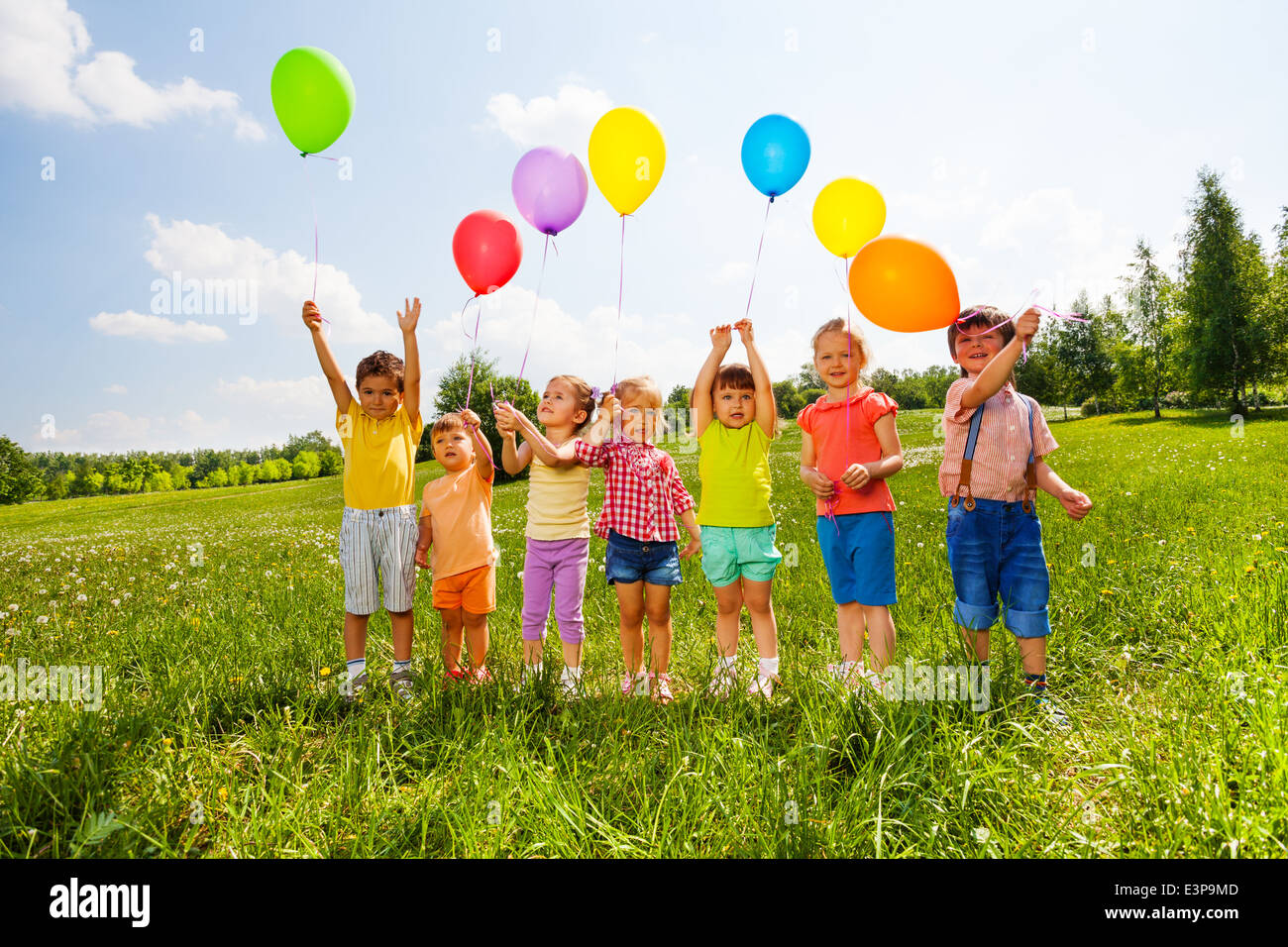 Seven children hi-res stock photography and images - Alamy
