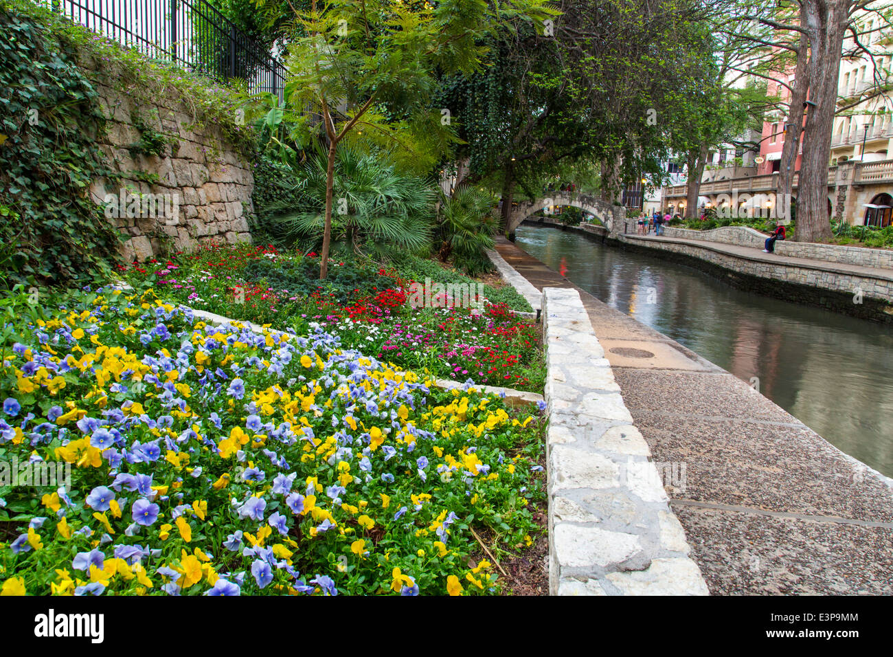 Riverwalk texas spring hi-res stock photography and images - Alamy