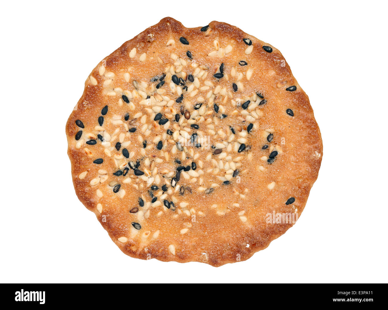 Japanese rice cracker with sesames Stock Photo - Alamy