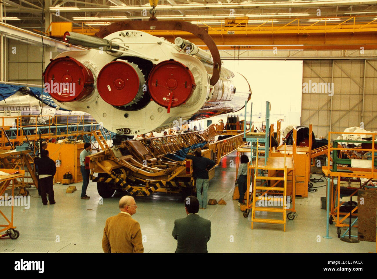 This image captures Convair/General Dynamics employees at work during ...