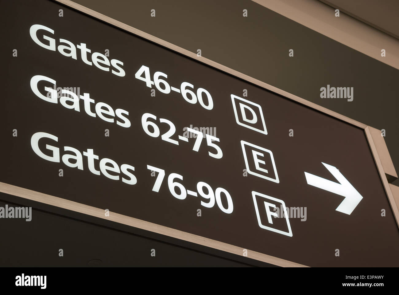 departure gates sign Stock Photo - Alamy