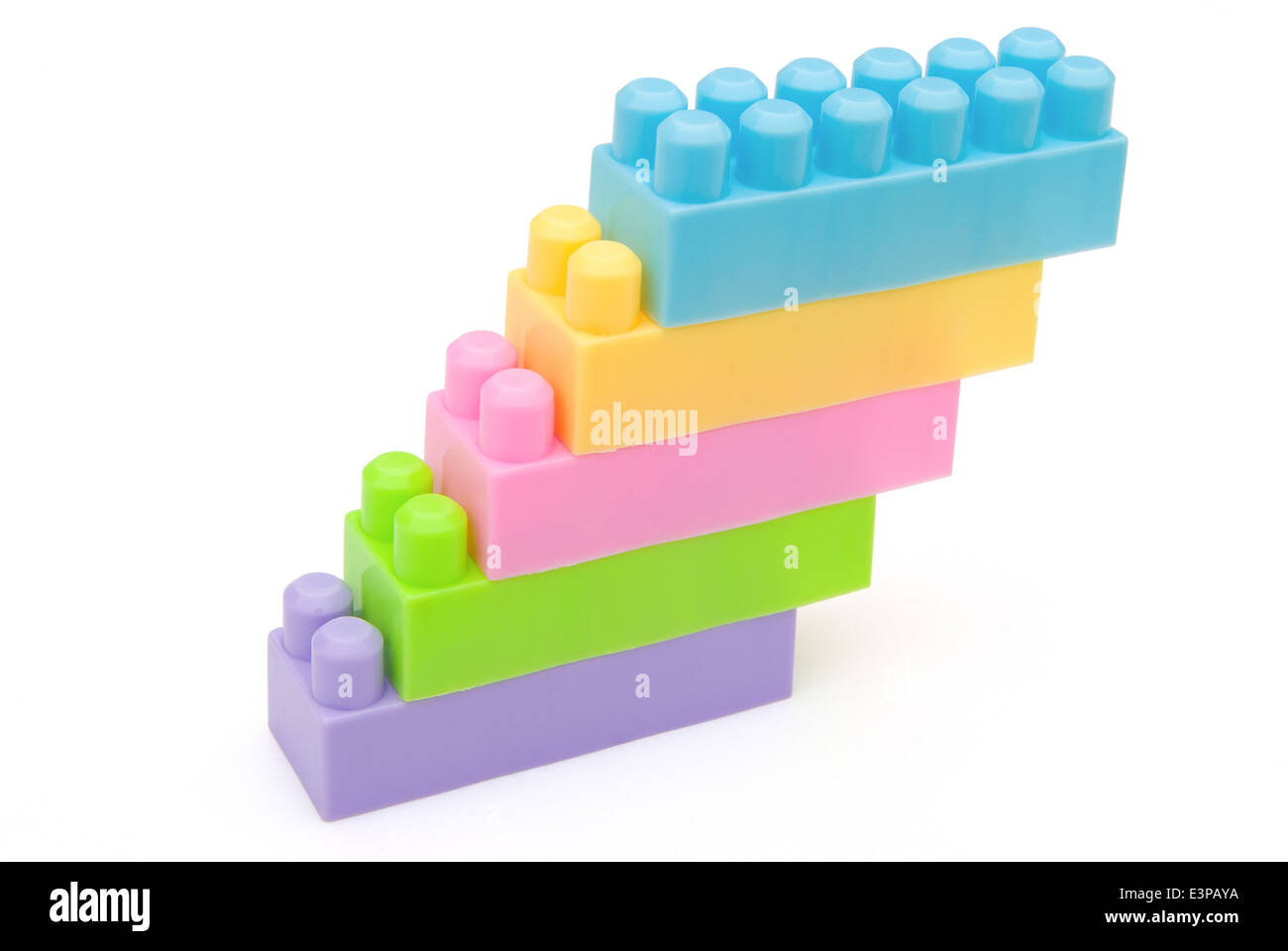 Bricks different colours Cut Out Stock Images & Pictures - Alamy