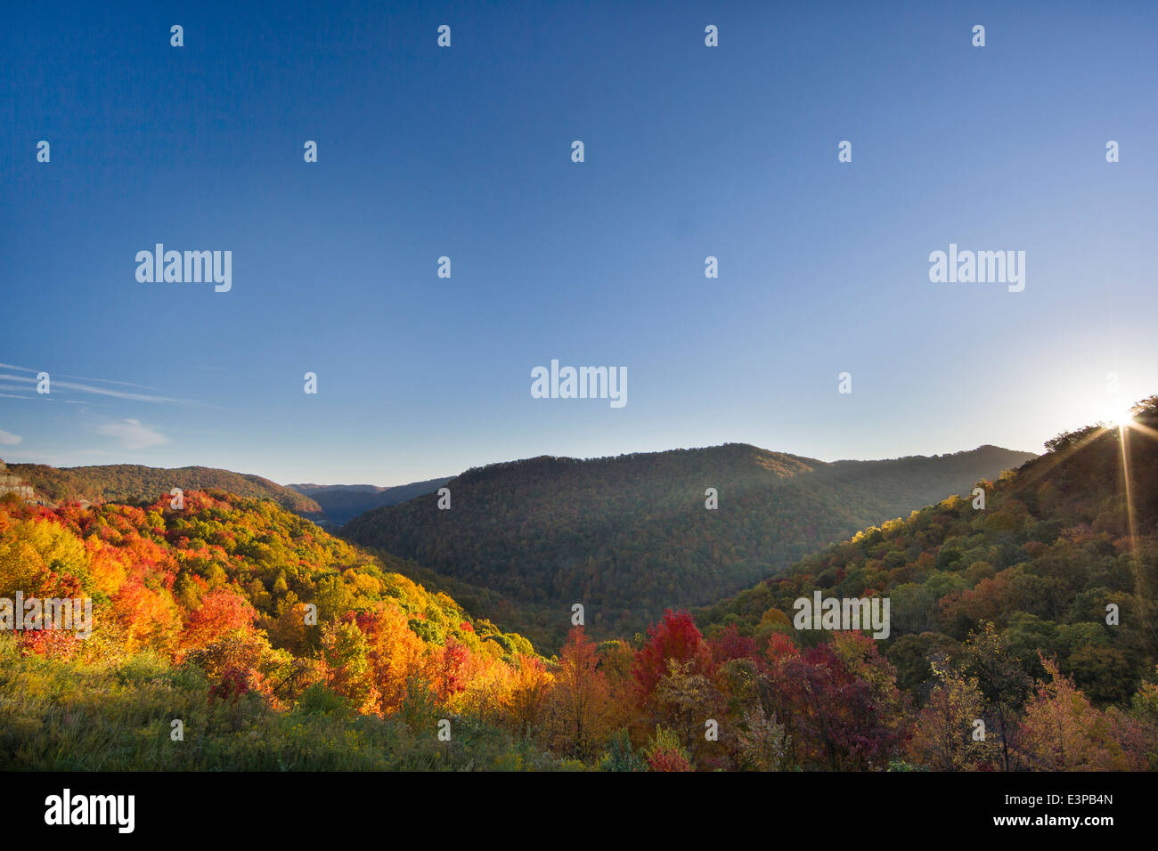 Autumn color in Nicholas County, West Virginia, USA Stock Photo - Alamy