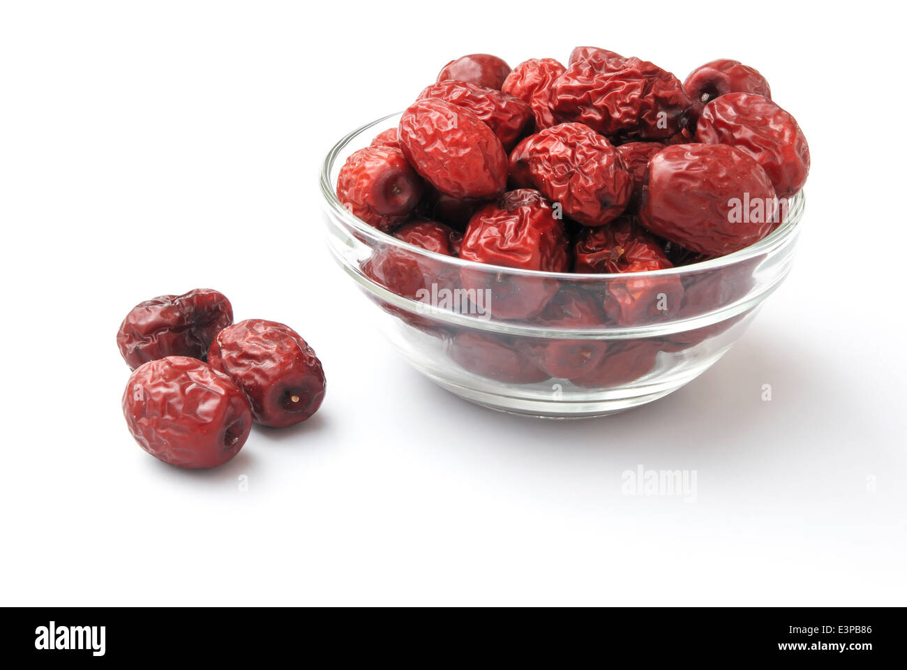 Dried jujube in glass bowl hi-res stock photography and images - Alamy