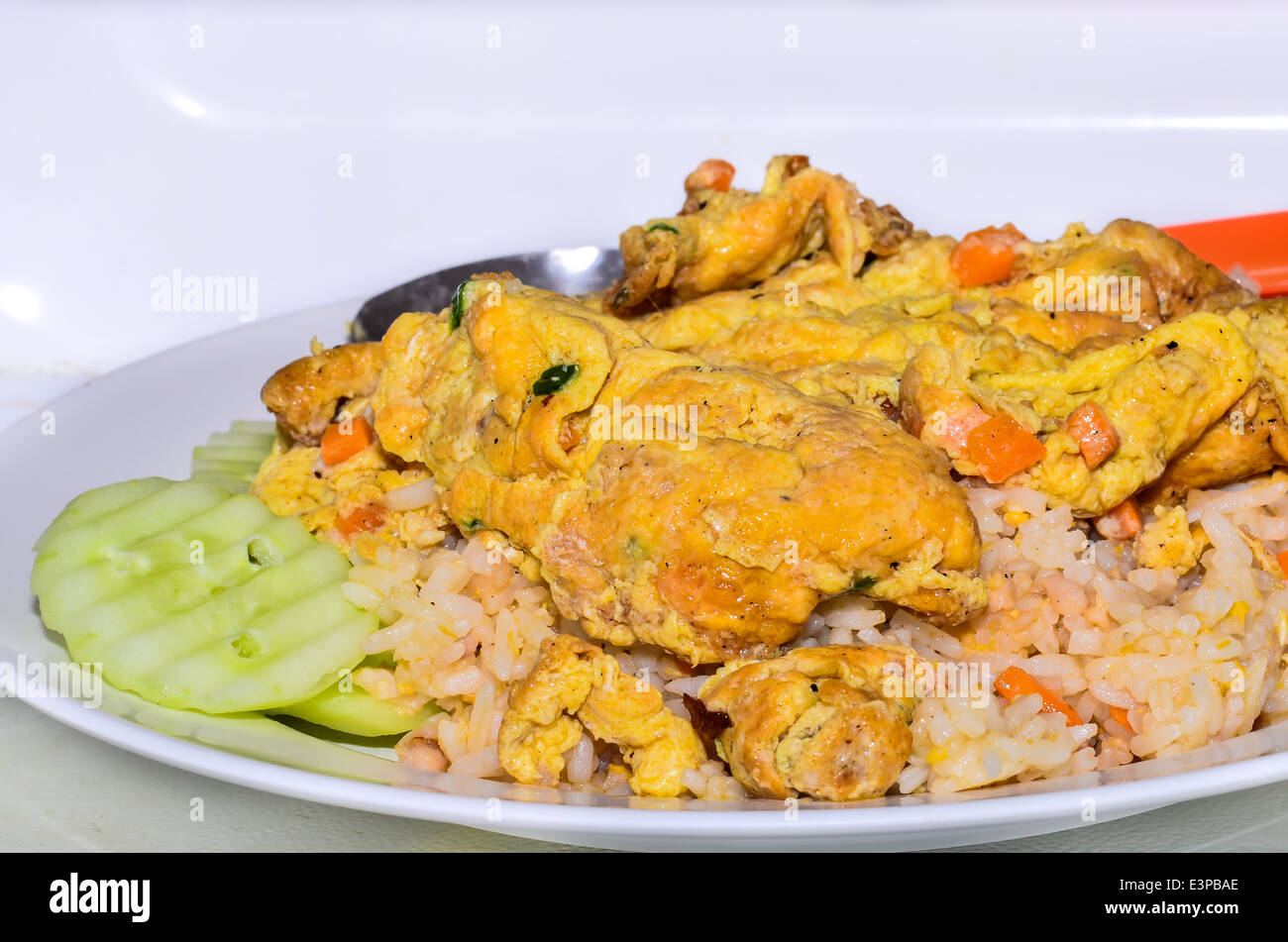 fired rice thai food Stock Photo - Alamy