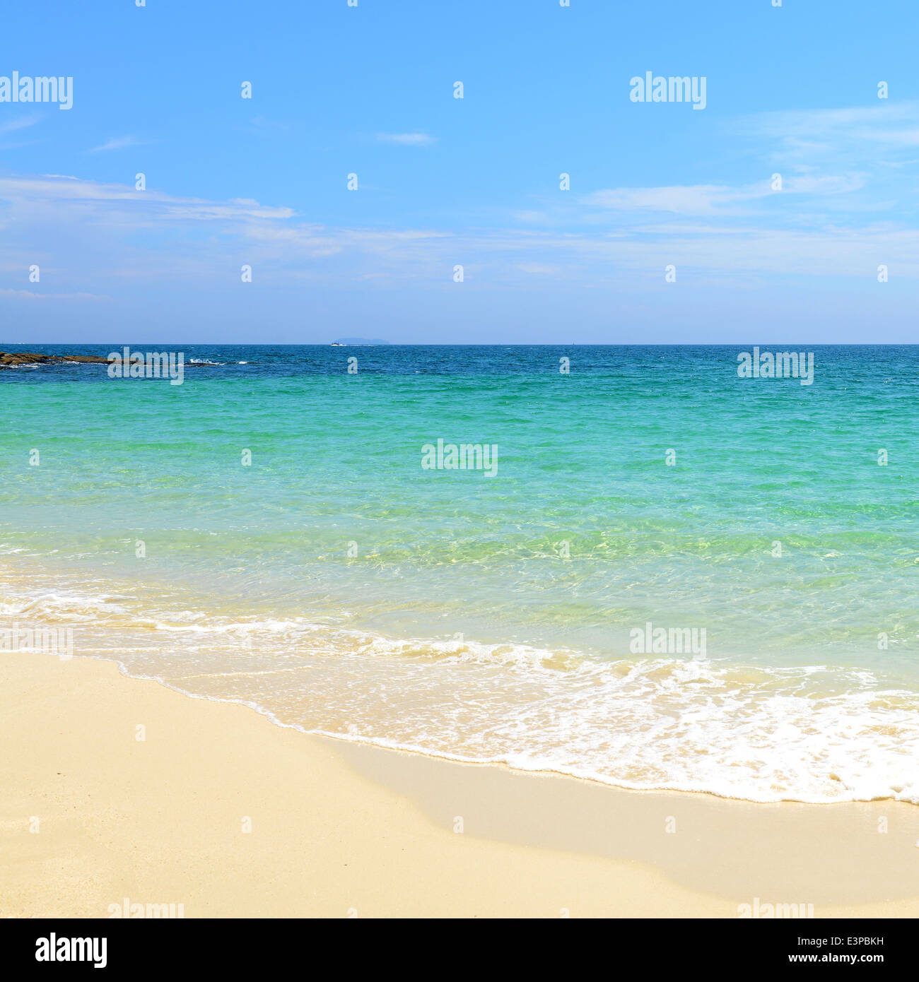 nature scene tropical beach and sea in koh samed island Thailand Stock ...
