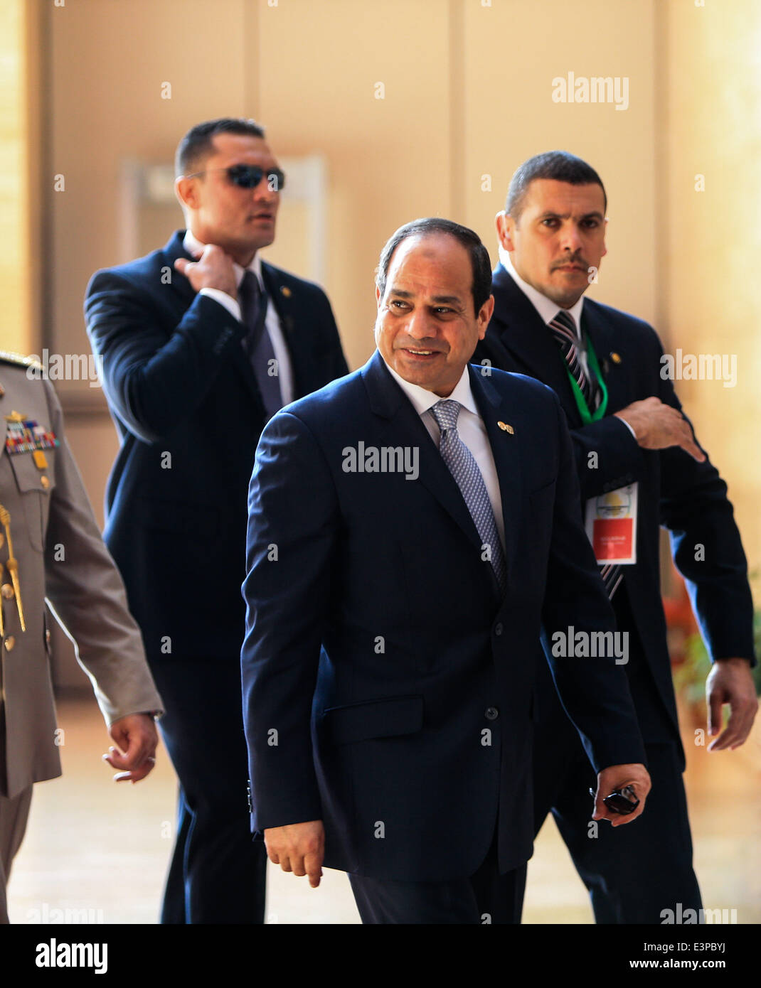 Malabo, Equatorial Guinea. 26th June, 2014. Egyptian President Abdel ...