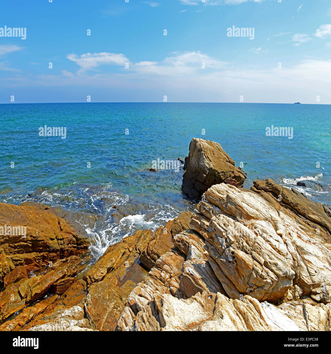 nature scene tropical beach and sea in koh samed island Thailand Stock ...