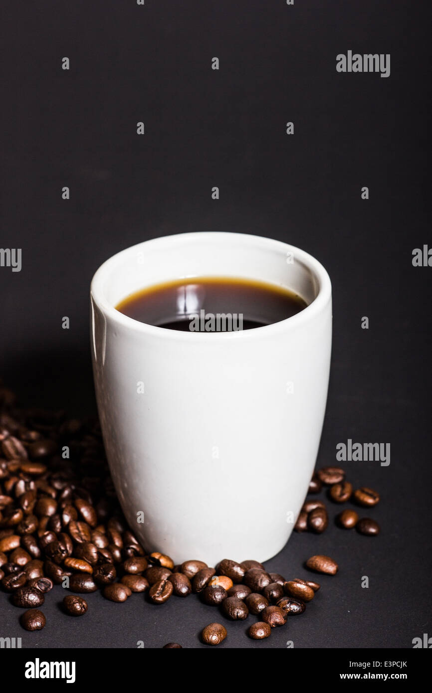 Good morning with a fresh hot coffee Stock Photo - Alamy