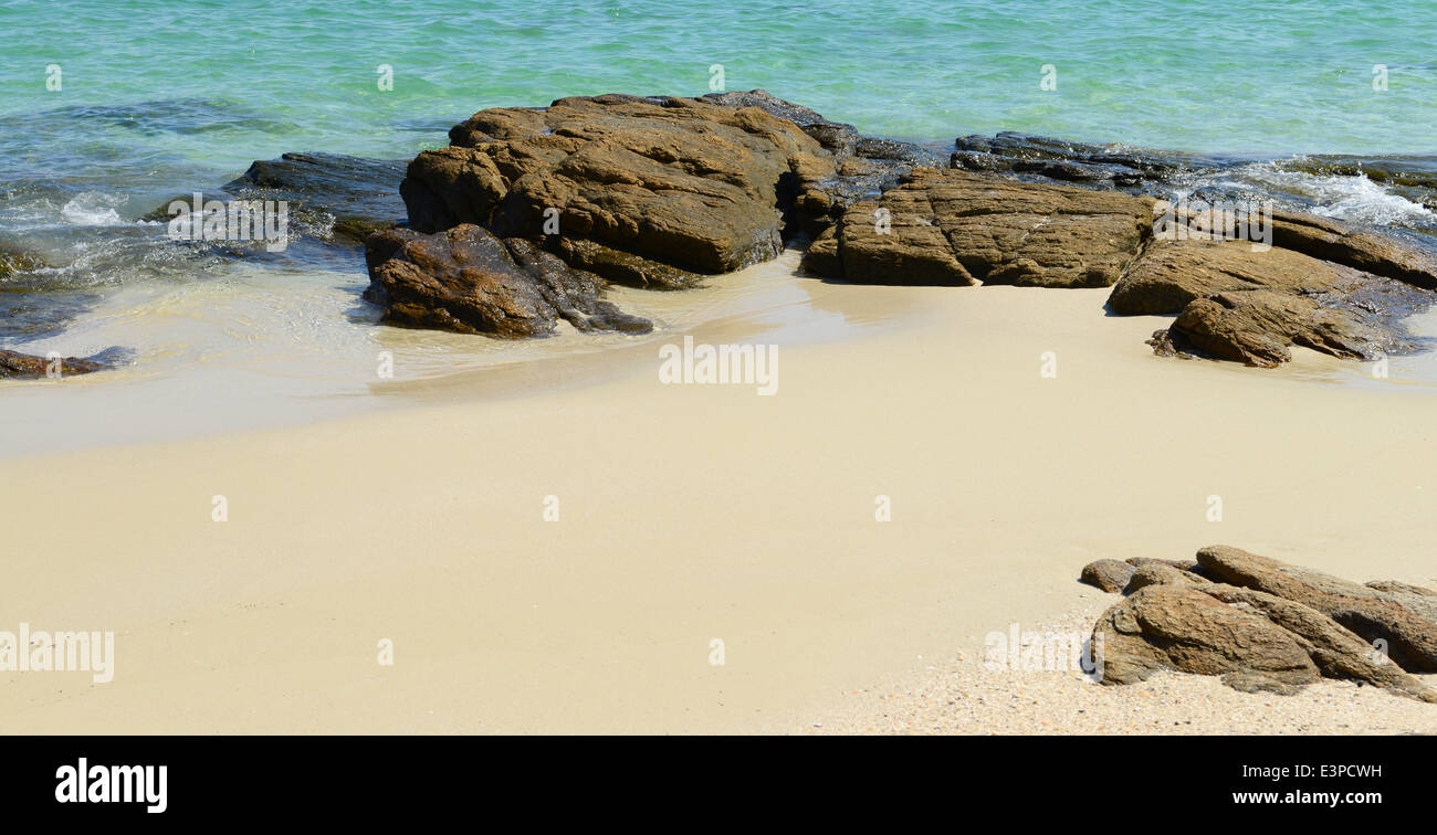 nature scene tropical beach and sea in koh samed island Thailand Stock ...