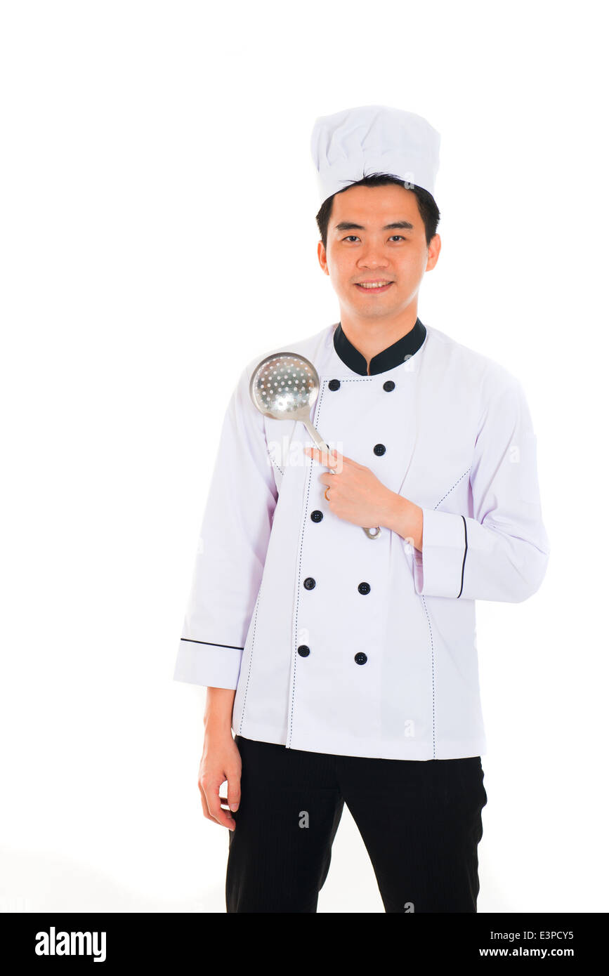 Asian male chef full body hi-res stock photography and images - Alamy