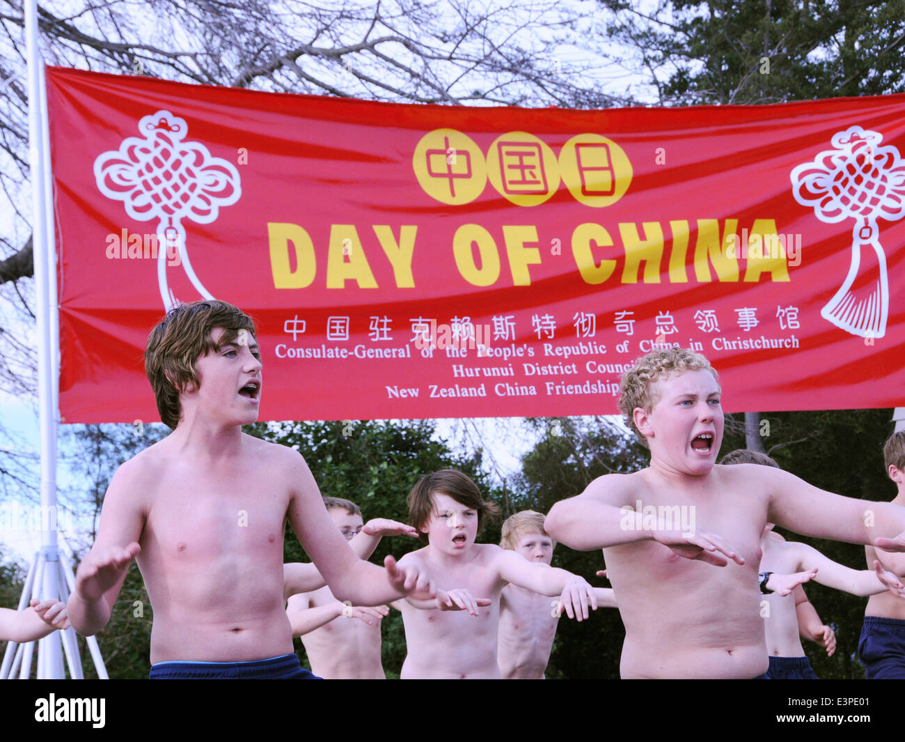 Christchurch, New Zealand. 26th June, 2014. Students perform ...