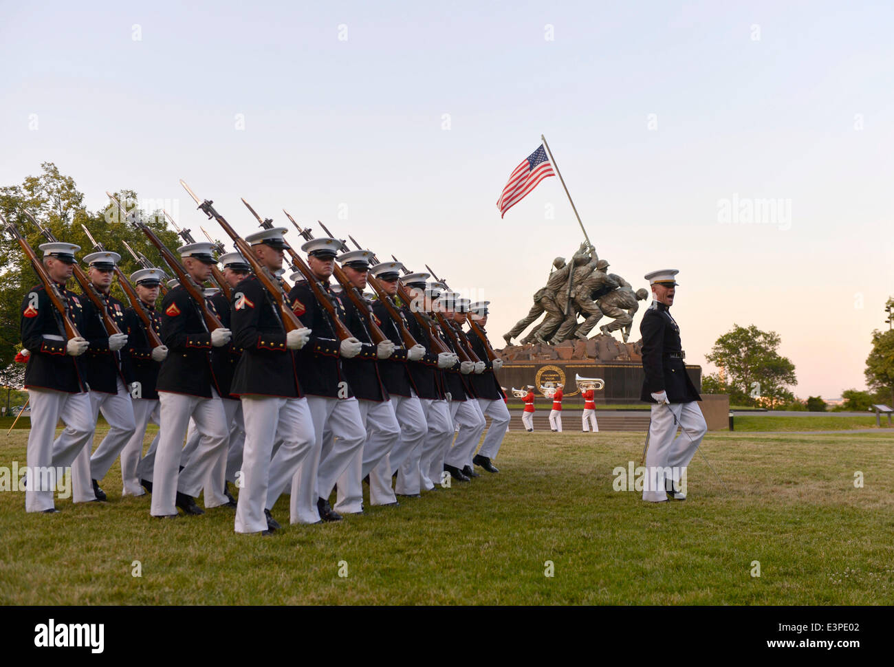 Washington, DC, USA. 24th June, 2014. Members of the U.S. Marine Corps ...