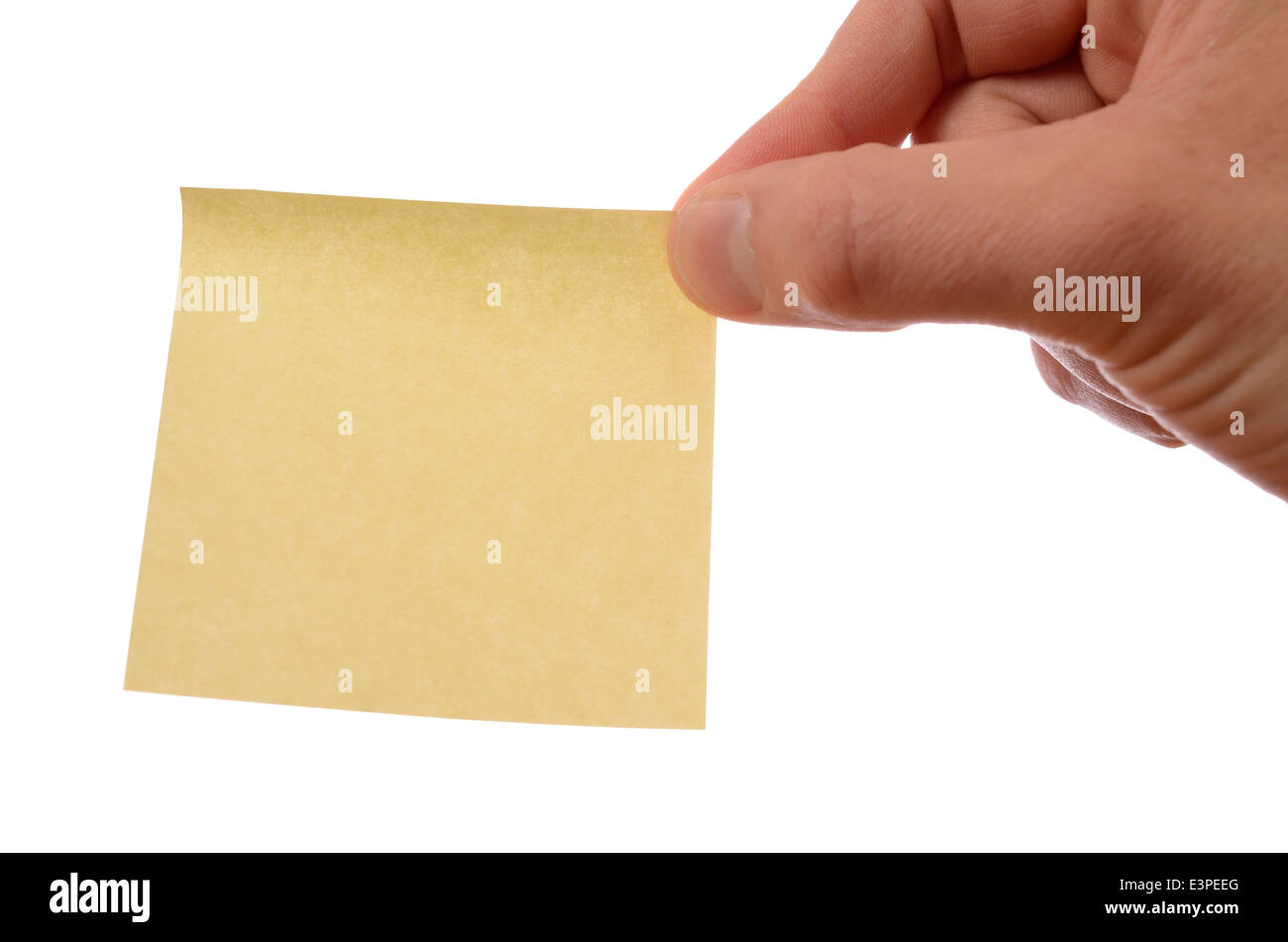 Holding sticky note hi-res stock photography and images - Alamy