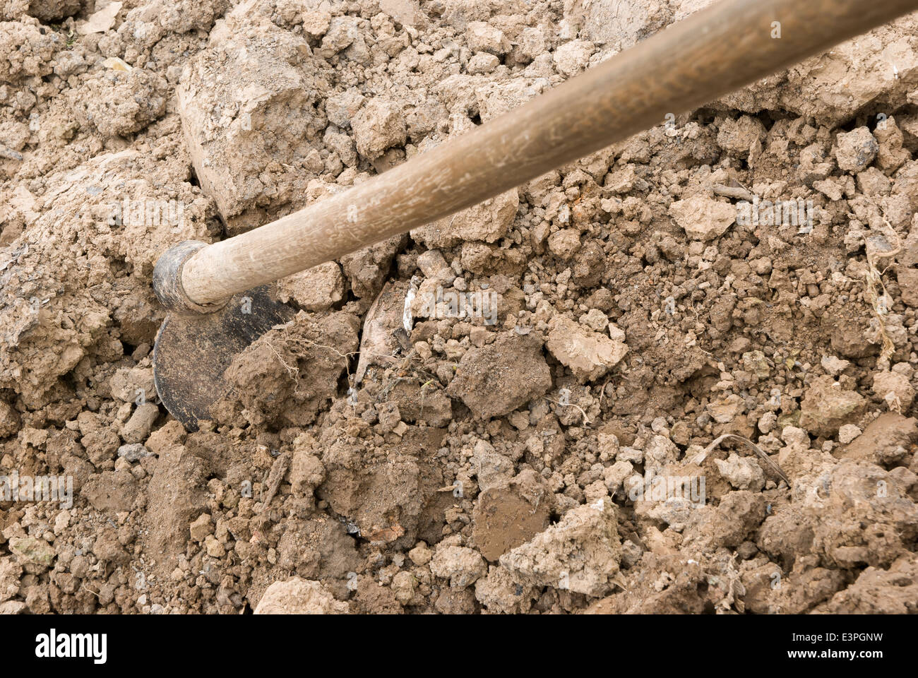 Hoe digger hi-res stock photography and images - Alamy