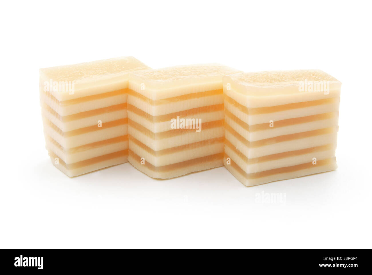 homemade multi-layer sweet dessert with clipping path Stock Photo - Alamy
