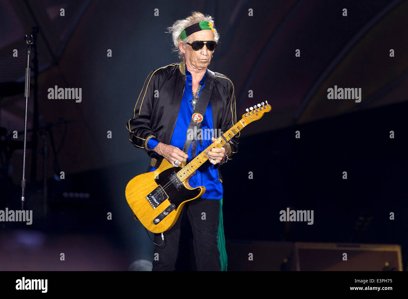Madrid, Spain. 25th June, 2014. Keith Richards von den Rolling Stones ...