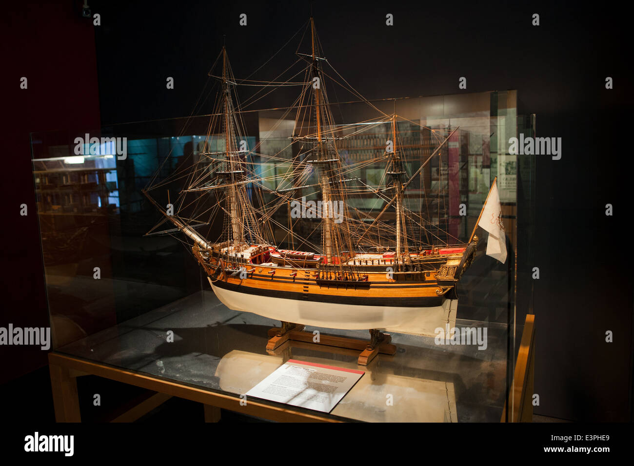 Historic sailing ship model in Museum of the History of Catalonia ...