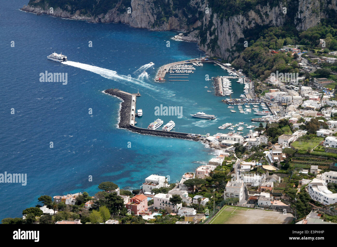 Italy - Campania - Capri Island Port April 2014 Stock Photo - Alamy