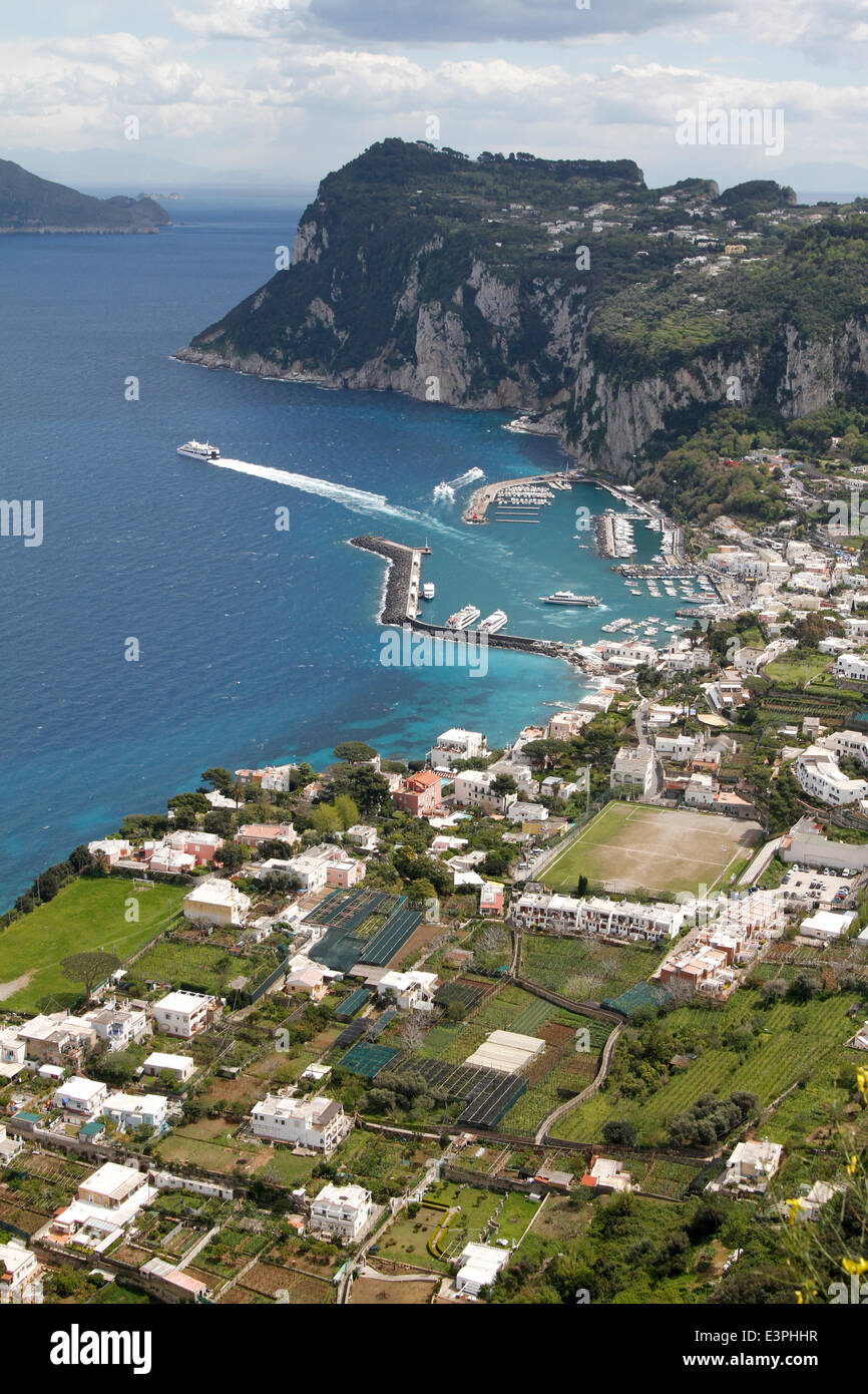 Italy - Campania - Capri Island Port April 2014 Stock Photo - Alamy