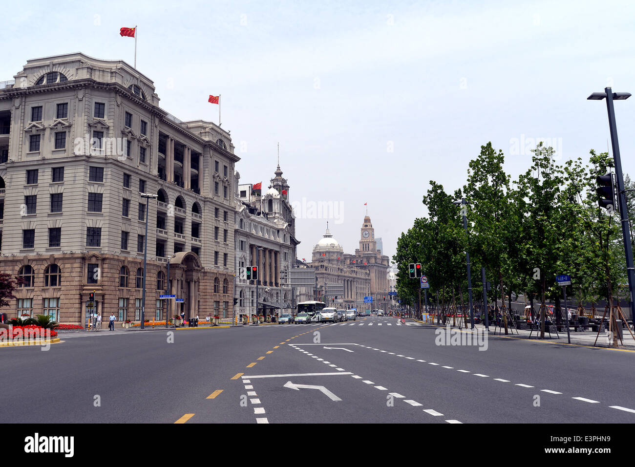 street scene The Bund Shanghai China Stock Photo - Alamy
