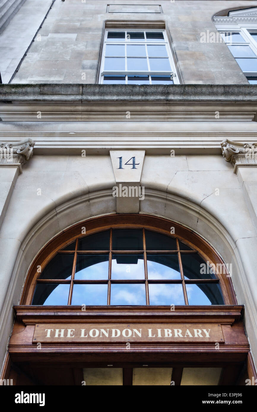 The London Library, St James' Square, London, UK. The world's largest ...
