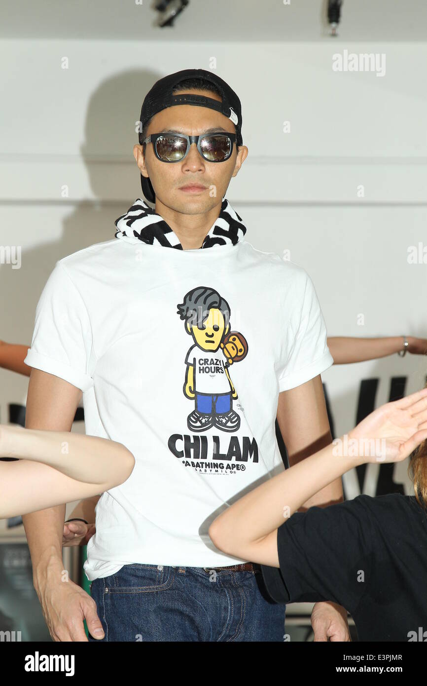Hong Kong, China. 26th June, 2014. Singer Chilam Cheung prepares for ...