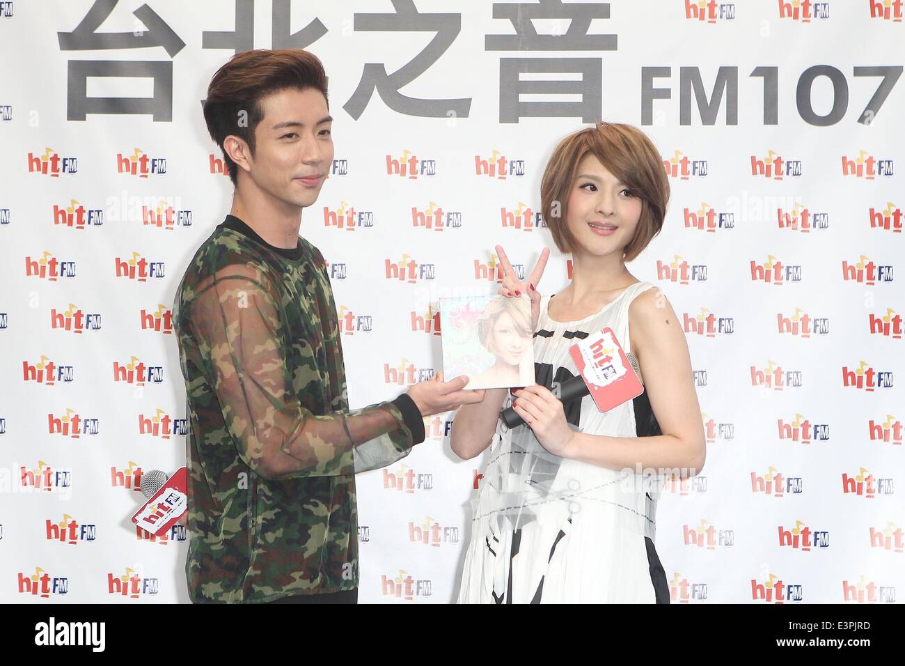 Singer Claire promotes her new album in Taipei on Thursday June 26 ...