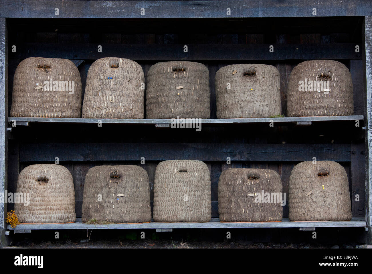 Bee skeps hi-res stock photography and images - Alamy