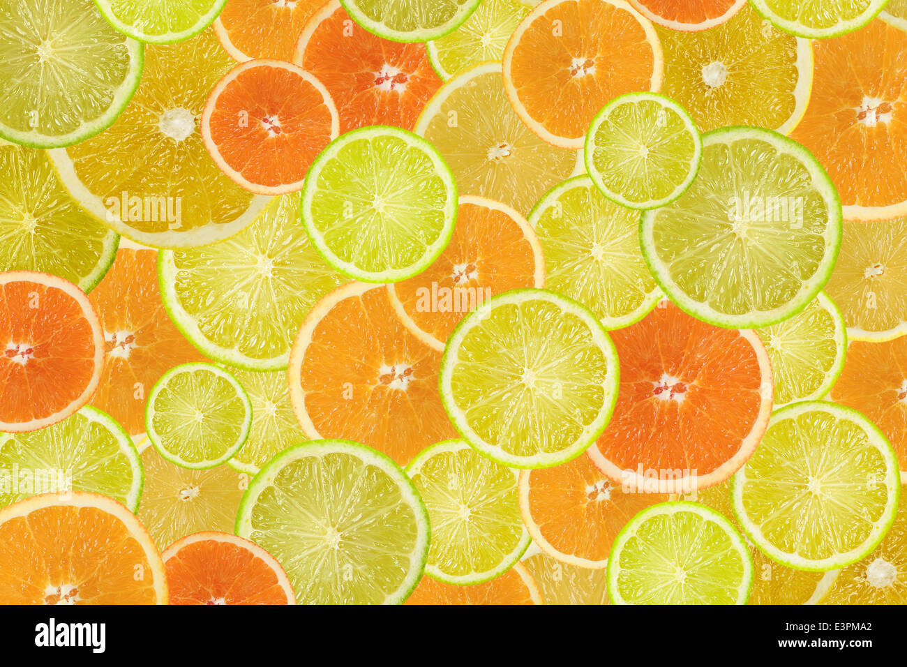 Citrus background poster large - Stock Image Stock Photo - Alamy