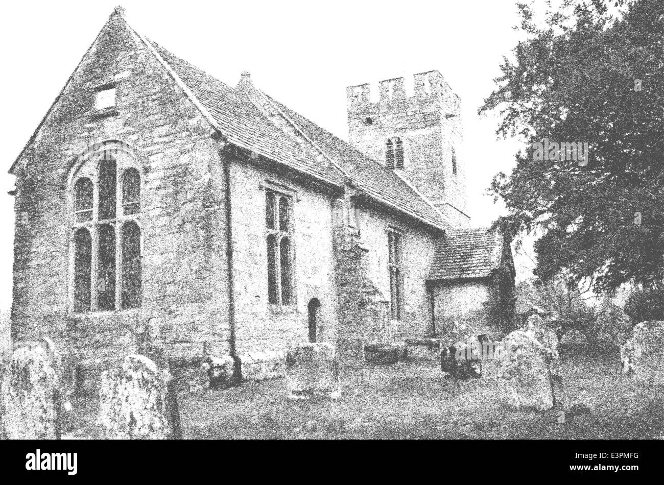 St Mary Church in Monnington Stock Photo - Alamy