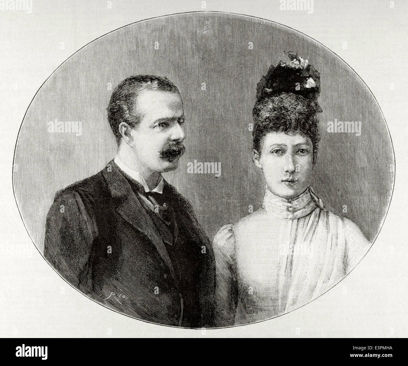 The Princess Louise (1867-1931) and her husband Alexander Duff (1849 ...