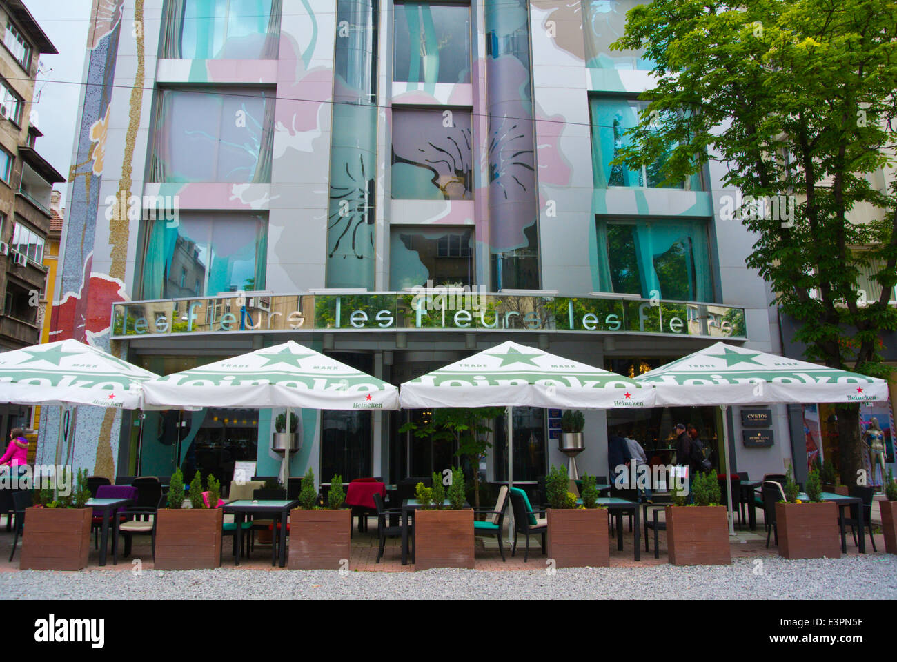 Bulgarian street cafe hi-res stock photography and images - Alamy