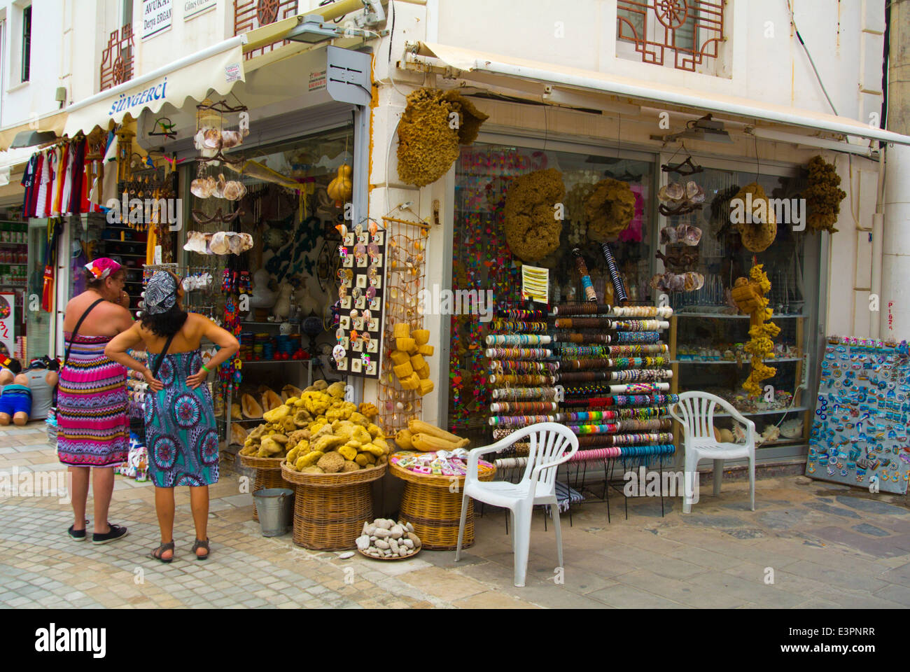 Bazaar area, Bodrum, Turkey, Asia Minor Stock Photo - Alamy