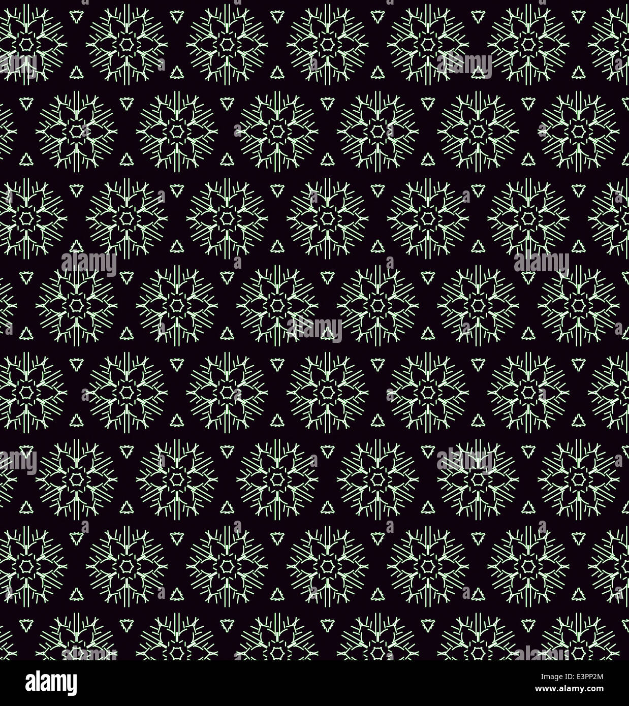 Illustration of symmetrical patterned wallpaper Stock Photo - Alamy