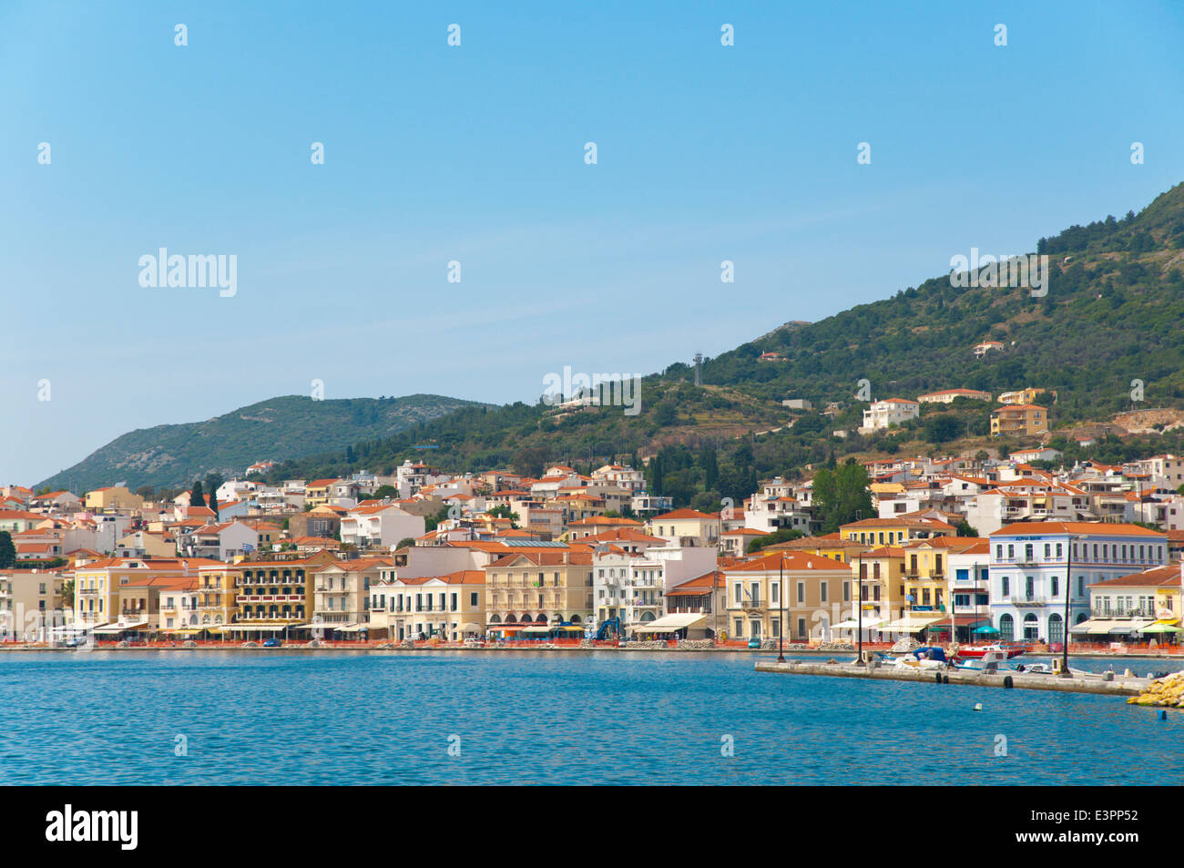Vathy, also known as Samos Town, Samos island, Greece, Europe Stock ...