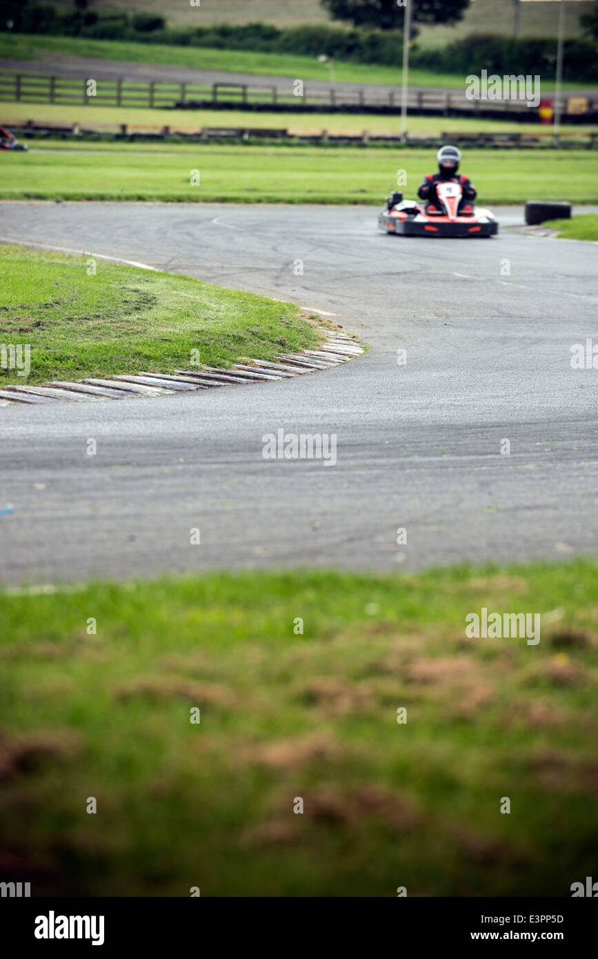 Go karting track Stock Photo - Alamy