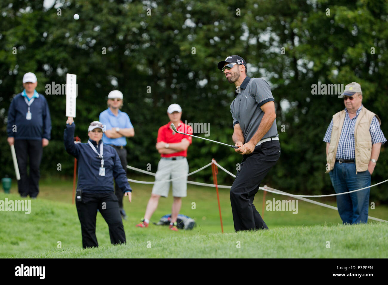 Cologne, Germany. 27th June, 2014. Spanish golf pro Alvaro Quiros ...