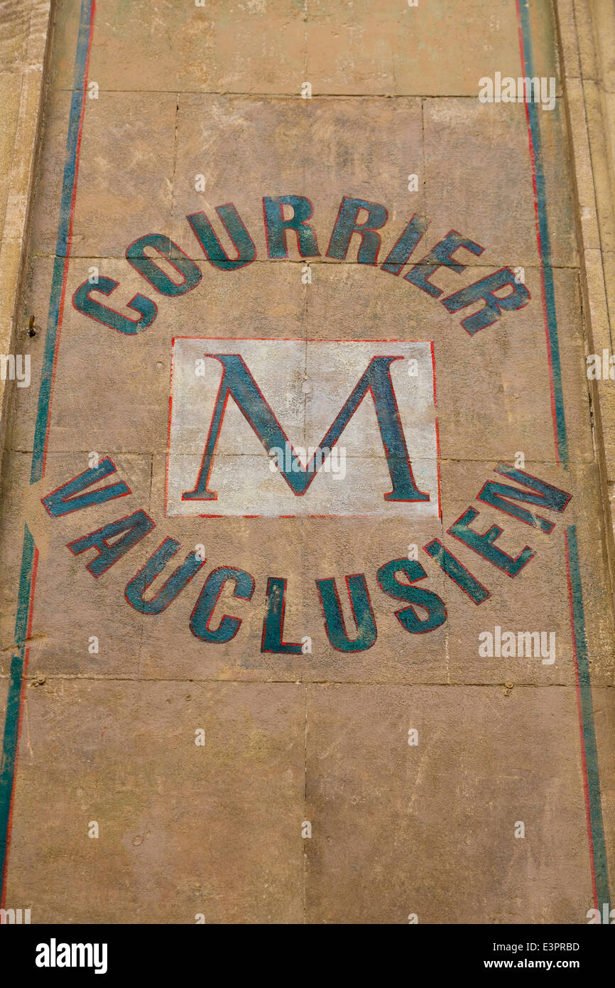 Advertising Sign in Avignon, Provence, France Stock Photo - Alamy
