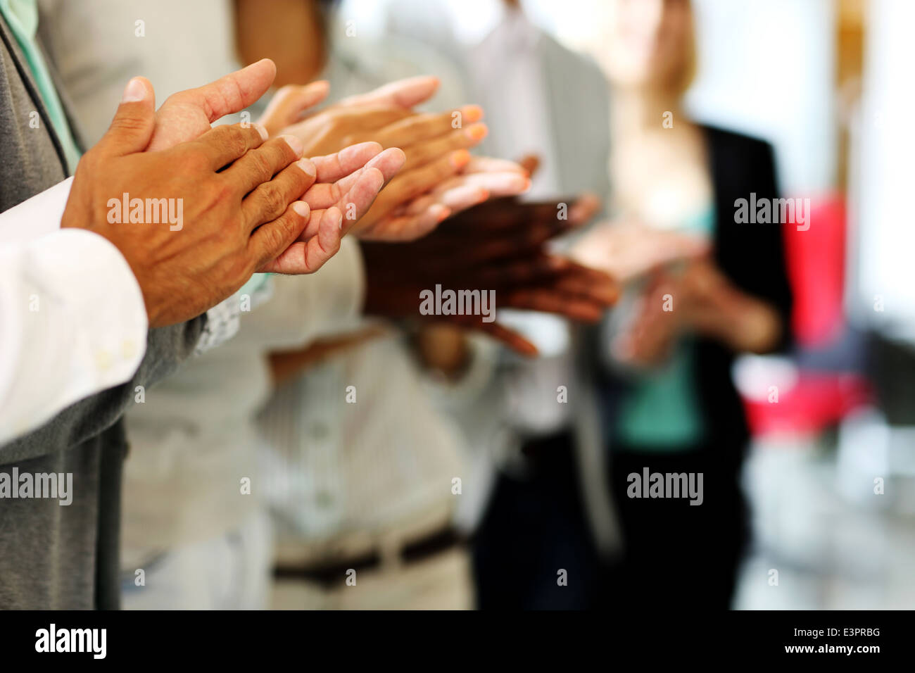 Applause clapping hands close up hi-res stock photography and images ...