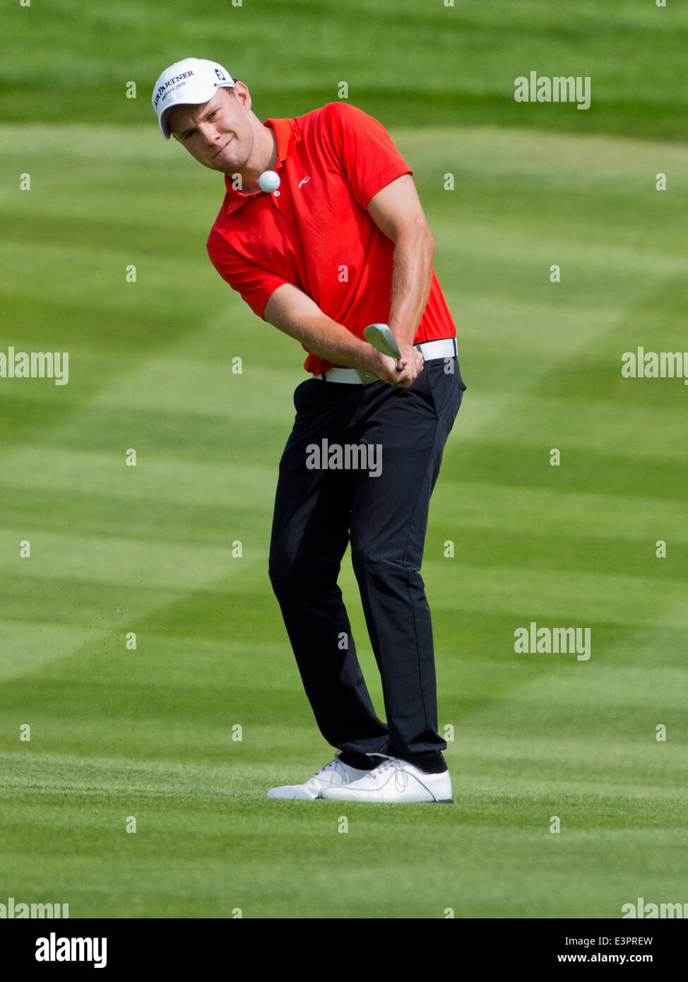 Cologne, Germany. 27th June, 2014. German golf pro Maximilian Kieffer ...